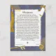 Graduation Key To The Future DESIDERATA Announcement Postcard | Zazzle