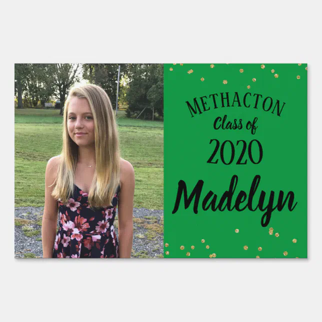 Graduation lawn sign, 2020 graduation yard sign | Zazzle