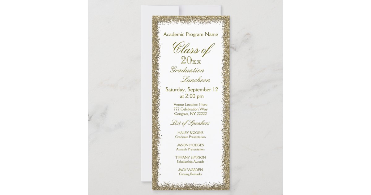 Graduation Luncheon Invitation | Zazzle