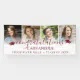 Graduation Maroon Congratulations Script 4 Photos Banner | Zazzle