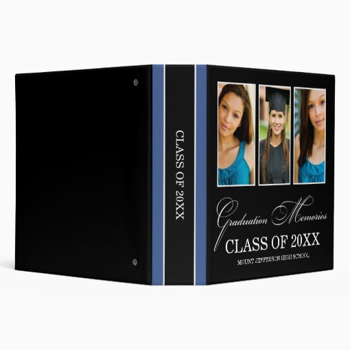 GRADUATION MEMORIES | PHOTO ALBUM BINDER | Zazzle