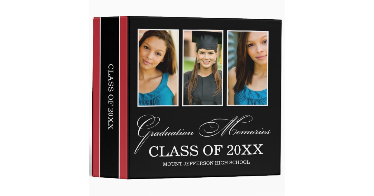 GRADUATION MEMORIES | PHOTO ALBUM BINDER | Zazzle