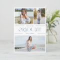 Graduation multi photo announcement and grad party | Zazzle