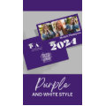 Graduation Multi Photo Purple Class 2023 QR Code Invitation | Zazzle
