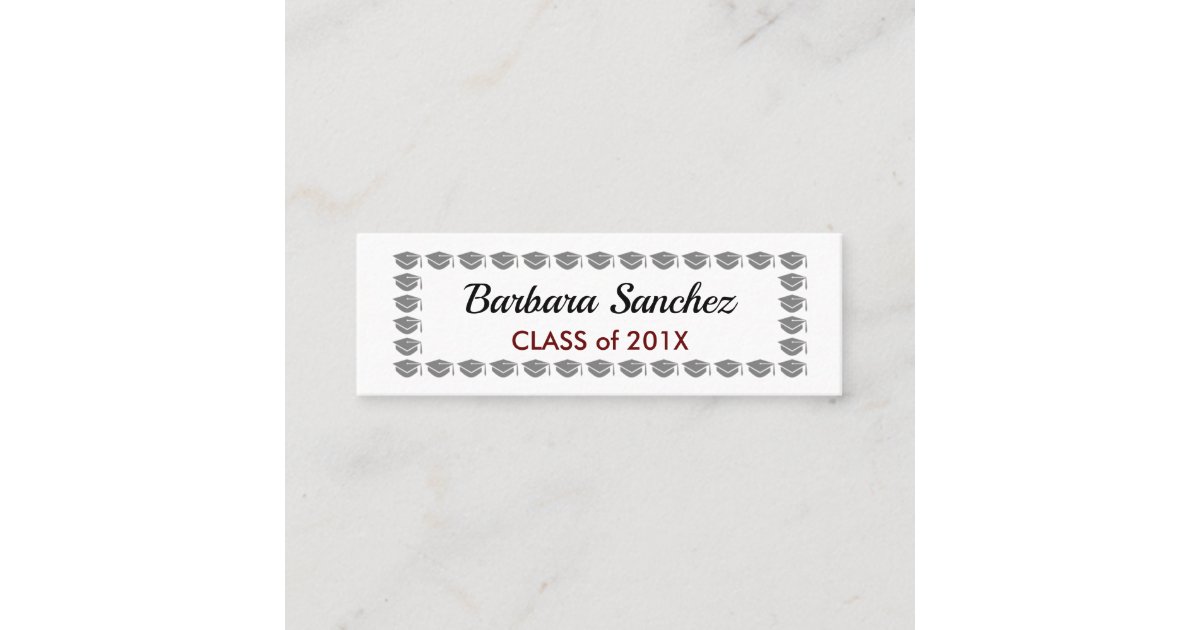 Graduation Name Card | Zazzle