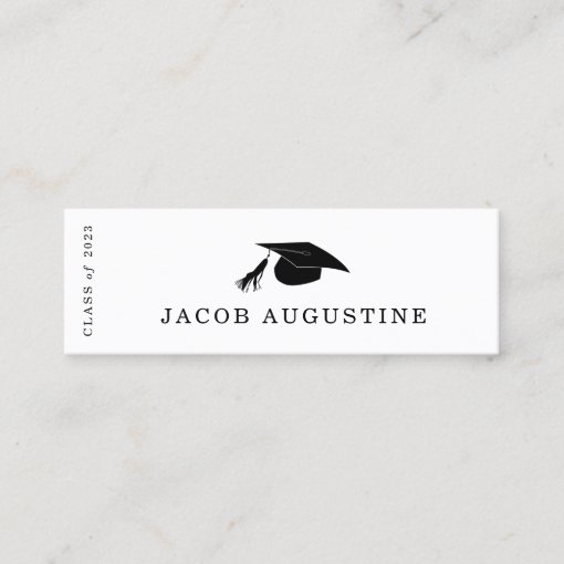 Graduation Name Card - Announcement Insert | Zazzle