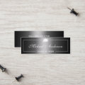 Graduation Name Card - Classic Black Grey Gradient | Zazzle