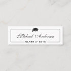 Graduation Name Card Photo - School Color Choice | Zazzle.com