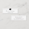 Graduation Name Card Elegant Modern Insert Card | Zazzle