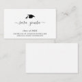 Graduation Name Card Grad Announcement Insert | Zazzle