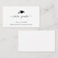 Graduation Name Card Grad Announcement Insert | Zazzle