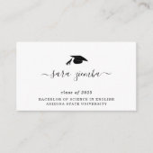Graduation Name Card Grad Announcement Insert | Zazzle
