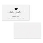 Graduation Name Card Grad Announcement Insert | Zazzle