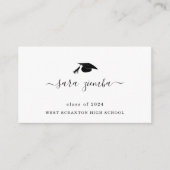 Graduation Name Card Grad Announcement Insert | Zazzle