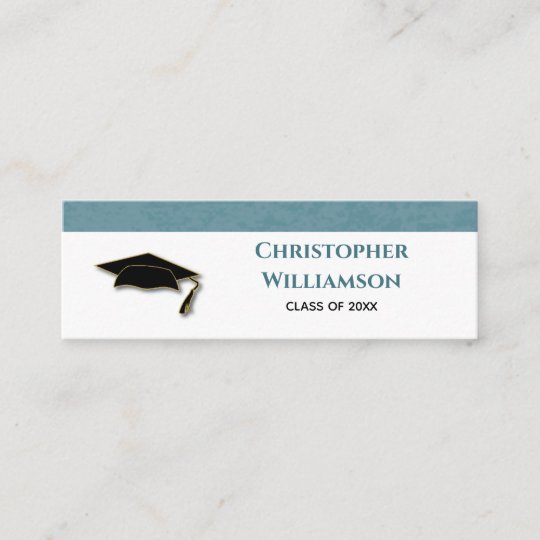 Graduation Name Card Modern Insert Card | Zazzle.com