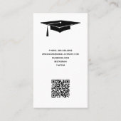 Graduation Name Card QR Code Insert Card | Zazzle