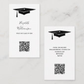 Graduation Name Card QR Code Insert Card | Zazzle