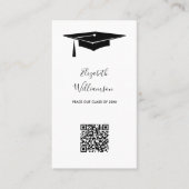 Graduation Name Card QR Code Insert Card | Zazzle