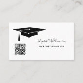 Graduation Name Card QR Code Insert Card | Zazzle