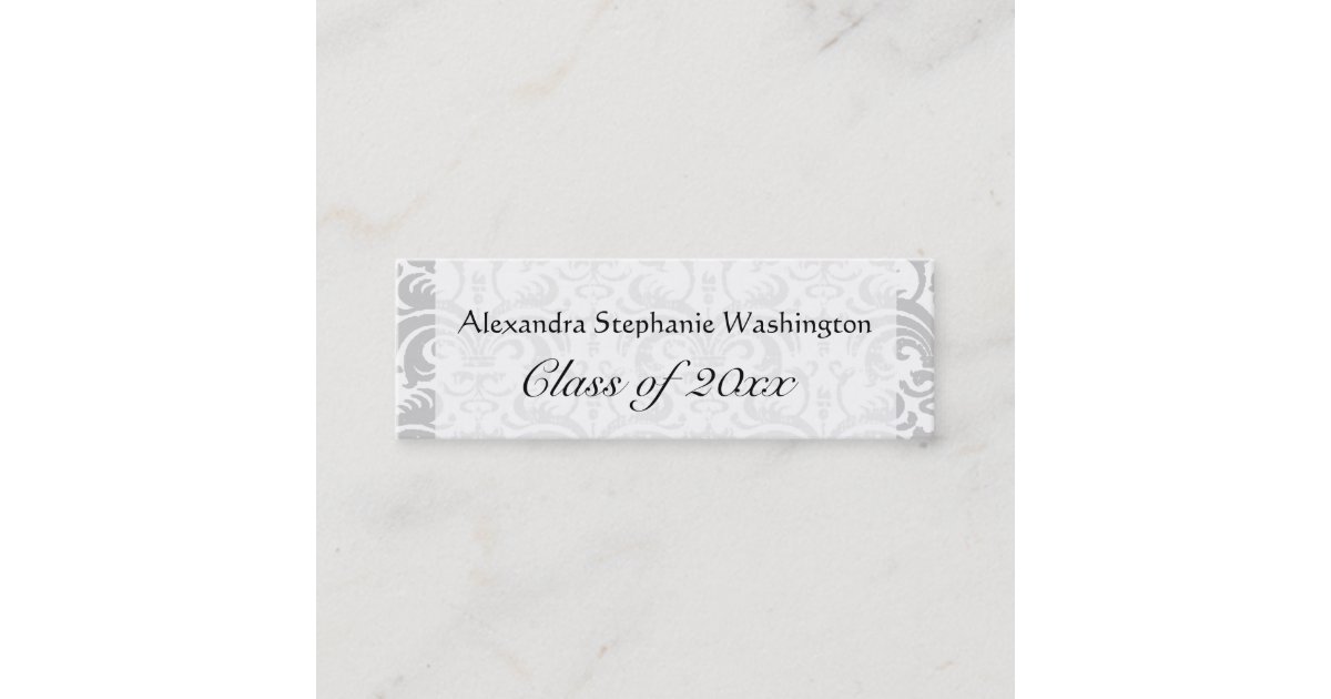 Graduation Name Card Set, Senior Class Keepsake | Zazzle