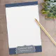 Graduation - Navy Blue Border with Class of Stationery | Zazzle