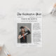 Graduation Newspaper College Unique Invitation | Zazzle