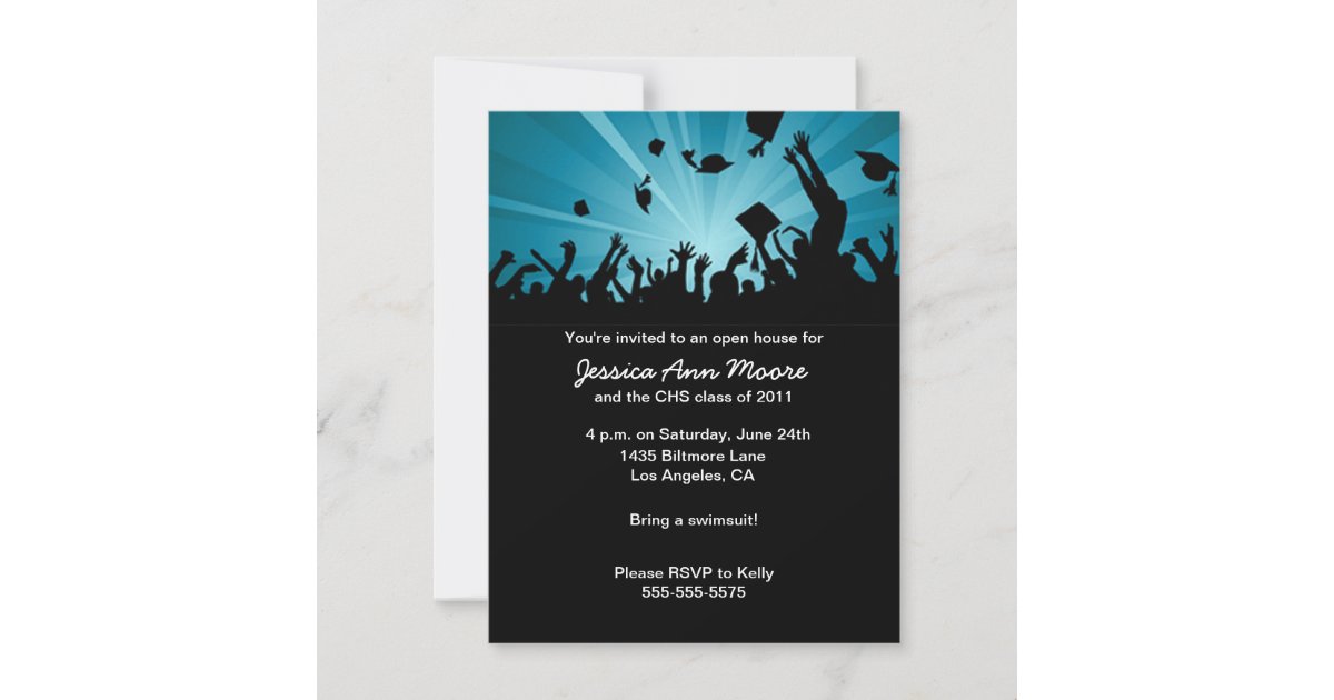 Graduation open house invitation | Zazzle