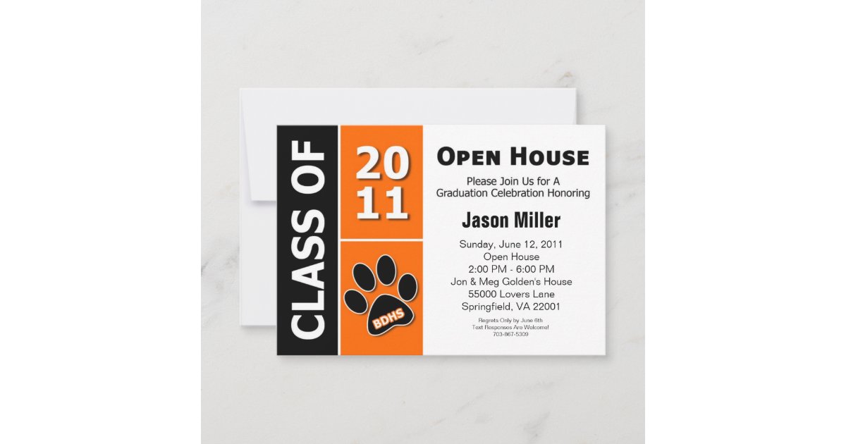 Graduation Open House Invitation | Zazzle