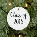 Graduation Ornament - Class of 2018 Ornament | Zazzle