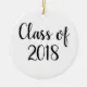 Graduation Ornament - Class of 2018 Ornament | Zazzle