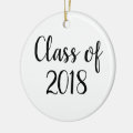 Graduation Ornament - Class of 2018 Ornament | Zazzle