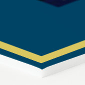 Graduation Party Blue and Gold Welcome Sign | Zazzle