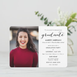 Graduation Party Class of 2020 Photo Invitation | Zazzle