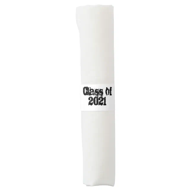 Graduation Party Class of 2021 Graduate 2021 Paper Napkin Bands | Zazzle