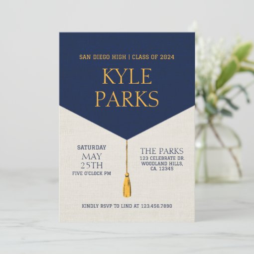 Graduation Party, Class of 2024,GRADUATE Invitation | Zazzle
