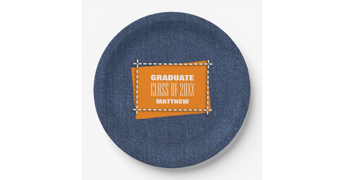 Graduation Party Custom Paper Plates | Zazzle