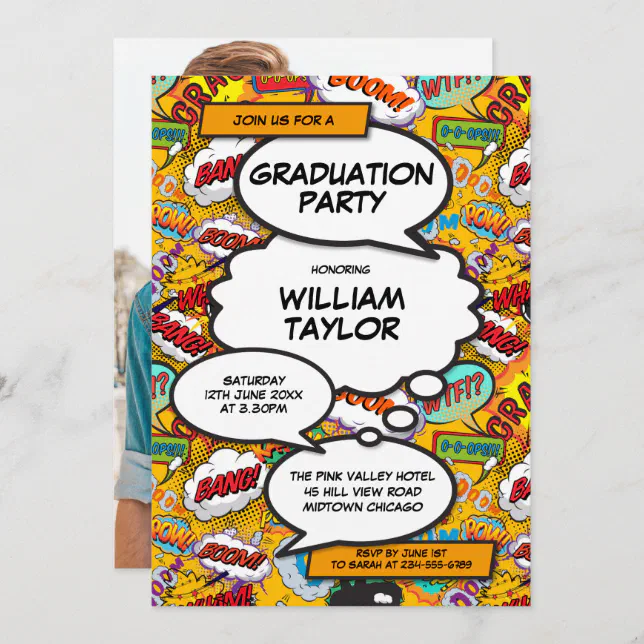 Graduation Party Fun Class of 2022 Photo Invitation | Zazzle