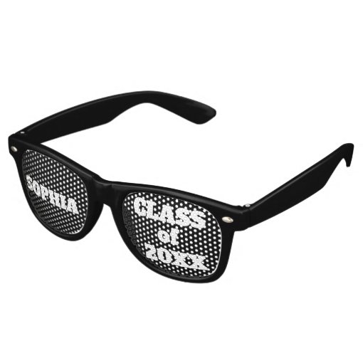 Graduation Party Graduate Class Of Add Year Retro Sunglasses | Zazzle