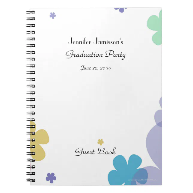 Graduation Party Guest Book | Zazzle