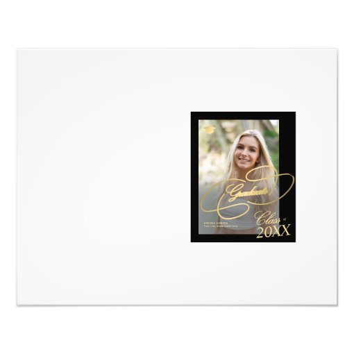 Graduation party guests signing autograph custom photo print | Zazzle