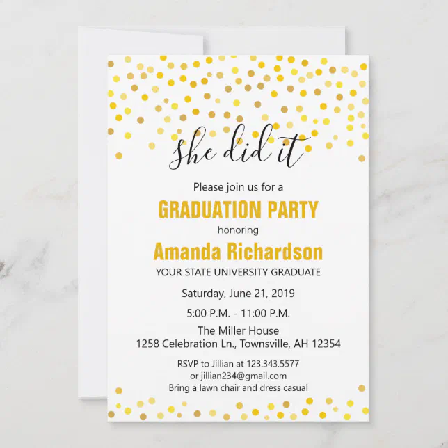 Graduation Party Invitation | Zazzle