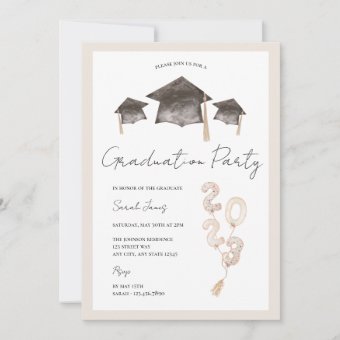 Graduation Party Invitation, 2023 Graduation Party Invitation | Zazzle