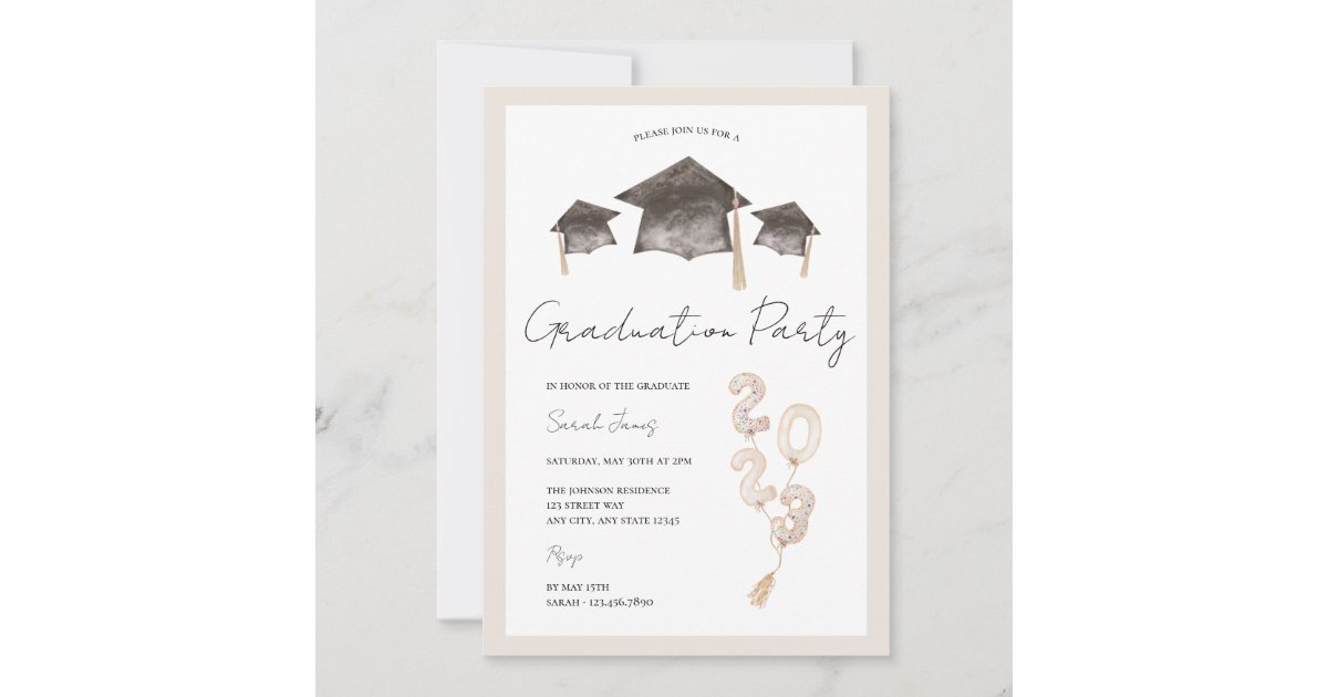 Graduation Party Invitation, 2023 Graduation Party Invitation | Zazzle