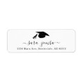 Graduation Party Invitation / Announcement Address Label | Zazzle