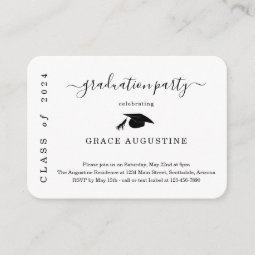 Graduation Party Invitation Insert | Zazzle