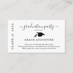 Graduation Party Invitation Insert | Zazzle