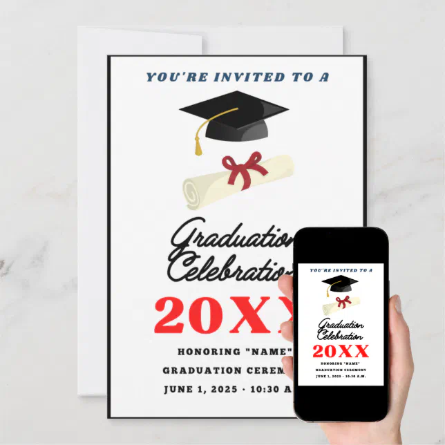 Graduation party invitation. invitation | Zazzle