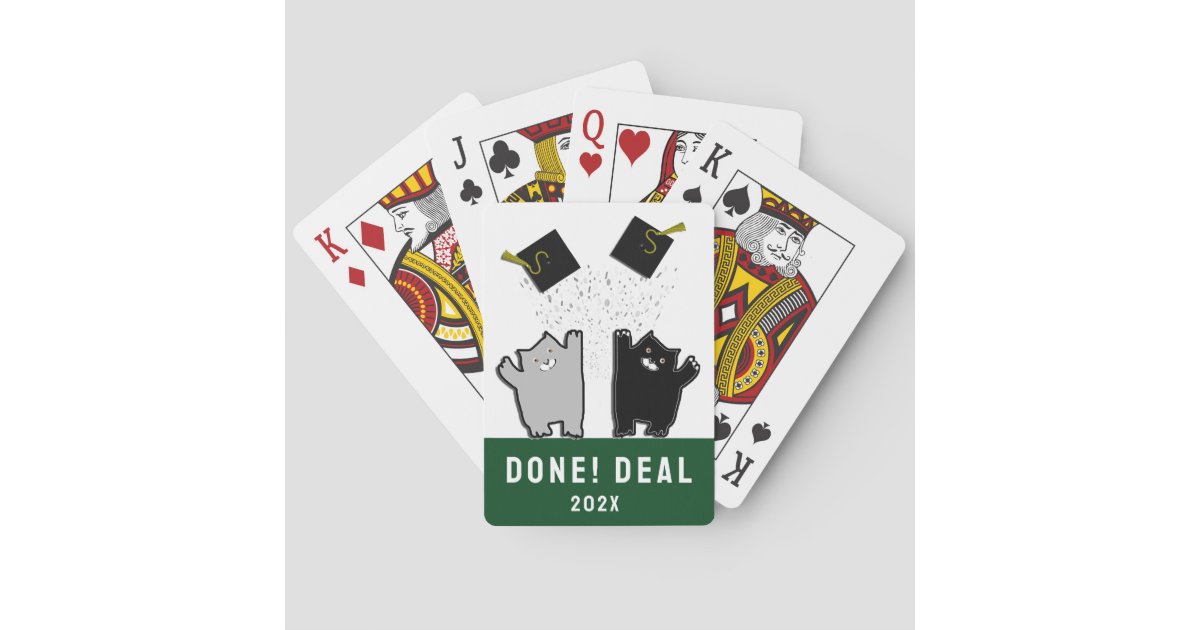 Graduation Party Playing Cards | Zazzle