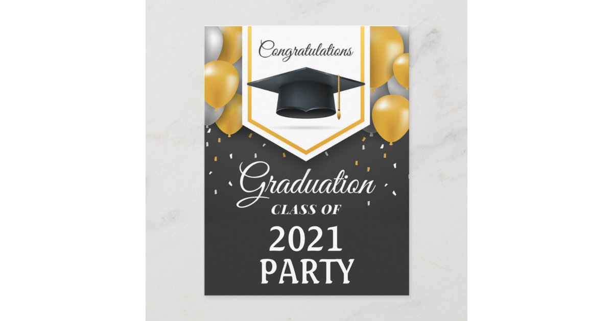 Graduation Party Postcard | Zazzle.com