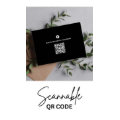 Graduation Party QR Code Gold Modern Typography Enclosure Card | Zazzle